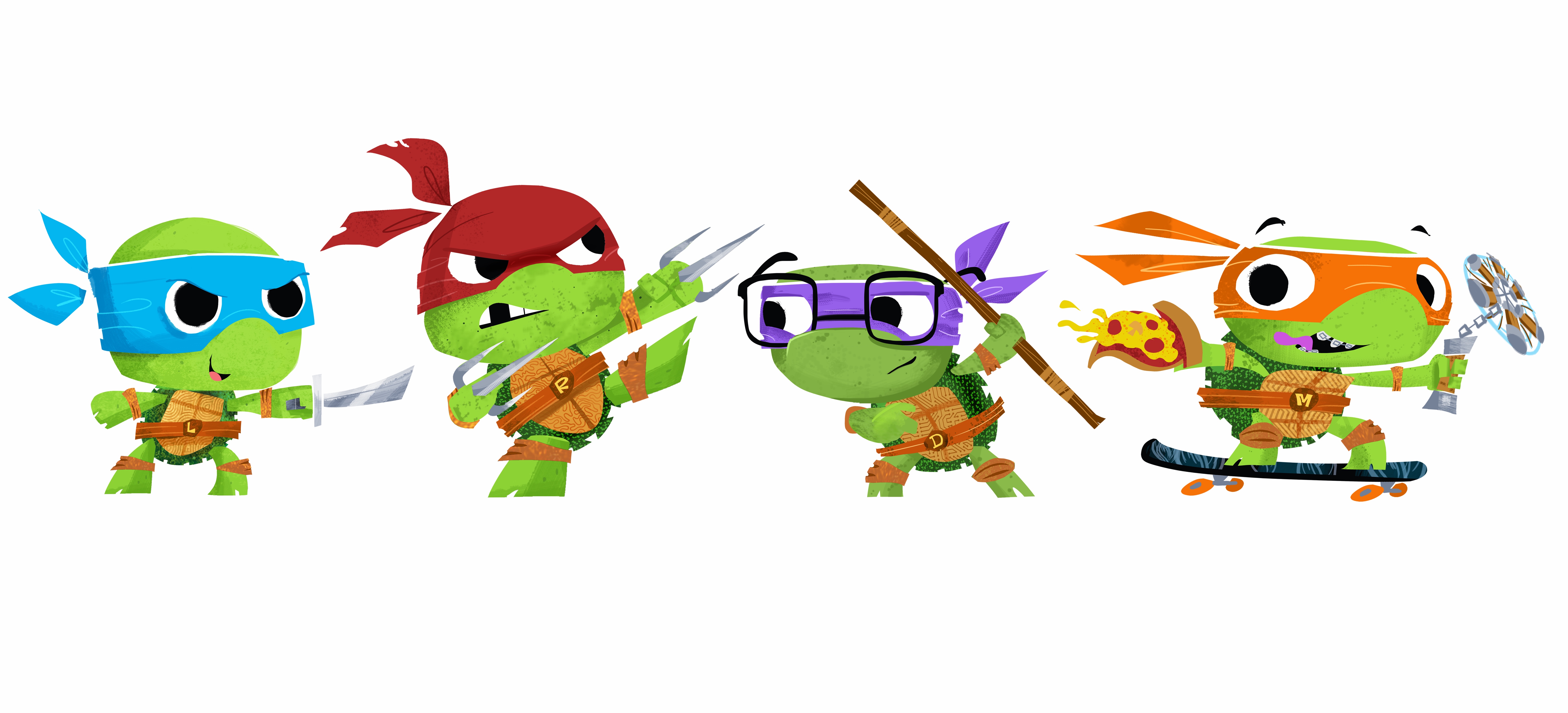 Turtle Power 🐢💥 – Anthony Conley Art