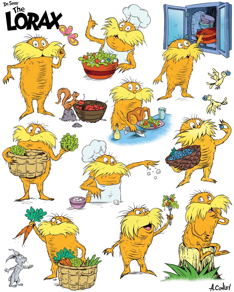 Dr. Seuss’ The Lorax – Anthony Conley Art