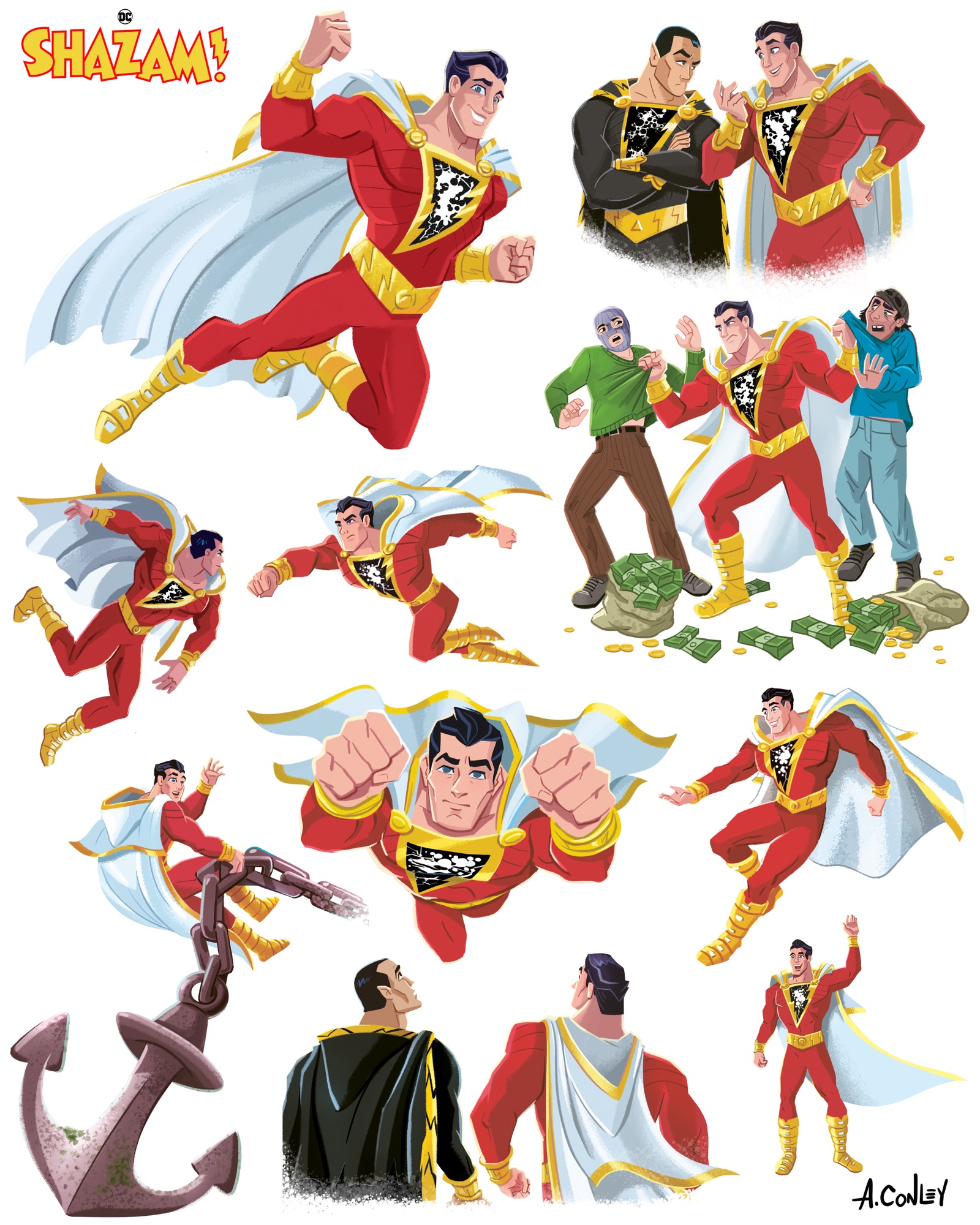 SHAZAM! – Anthony Conley Art