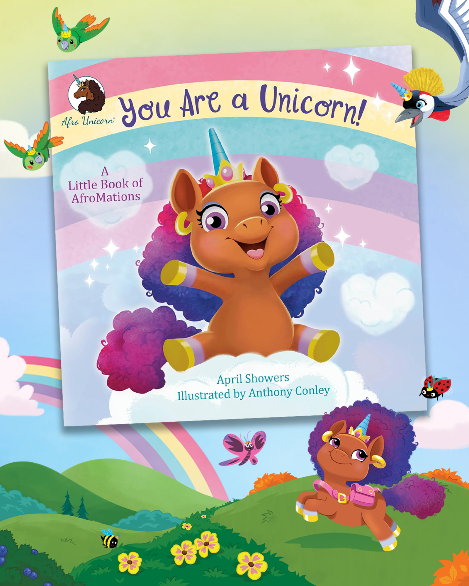 Afro Unicorn – Anthony Conley Art
