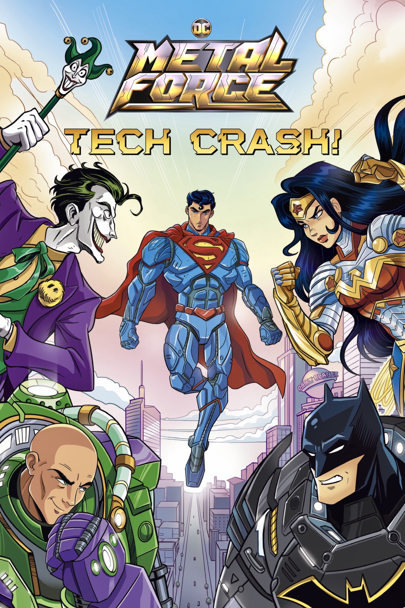 Tech Crash – DC METAL FORCE #1 – Anthony Conley Art