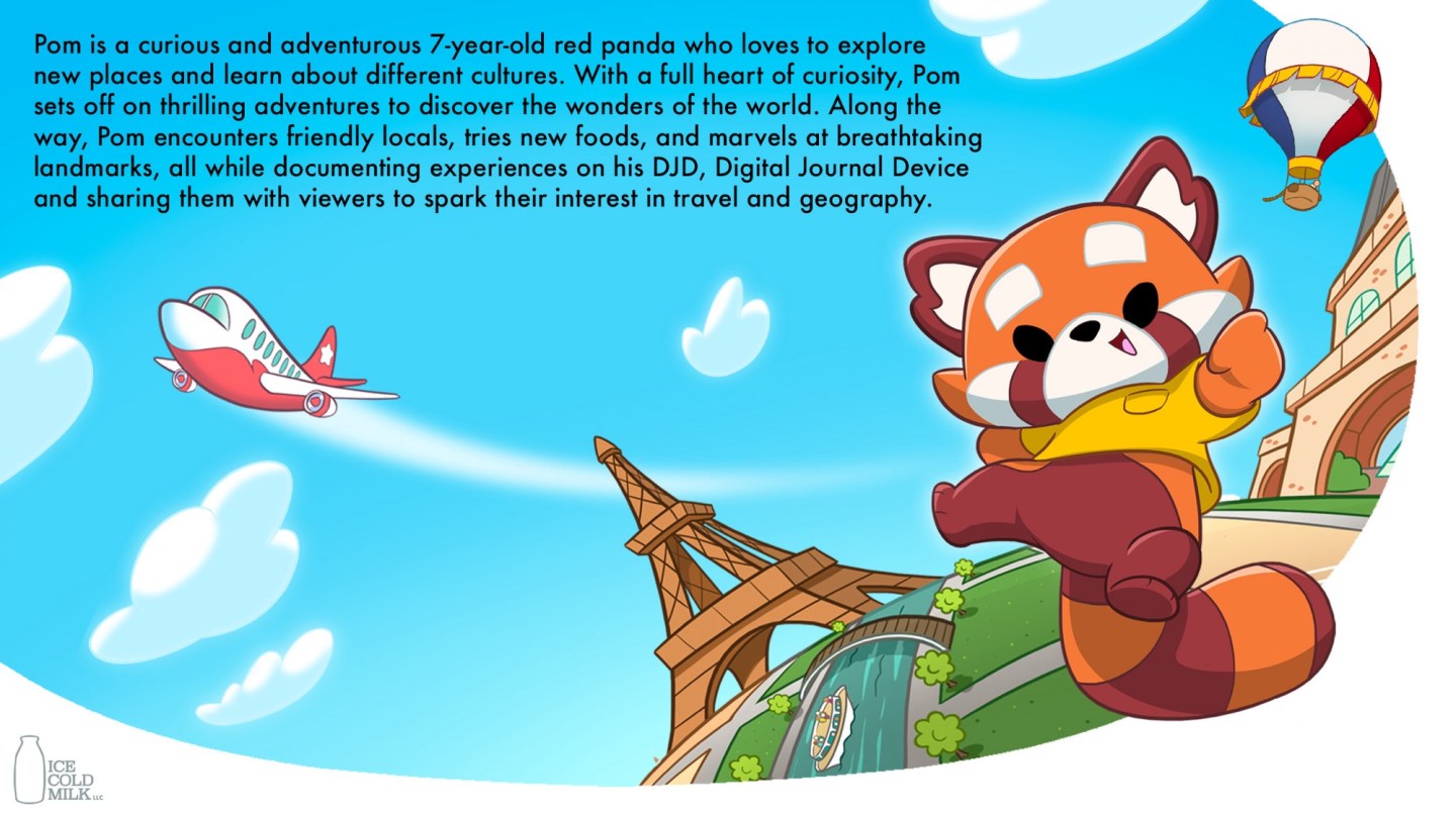 Pom, Adventures in Globetrotting – Anthony Conley Art