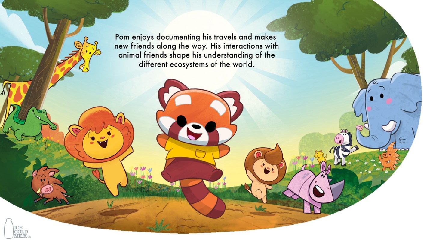 Pom, Adventures in Globetrotting – Anthony Conley Art
