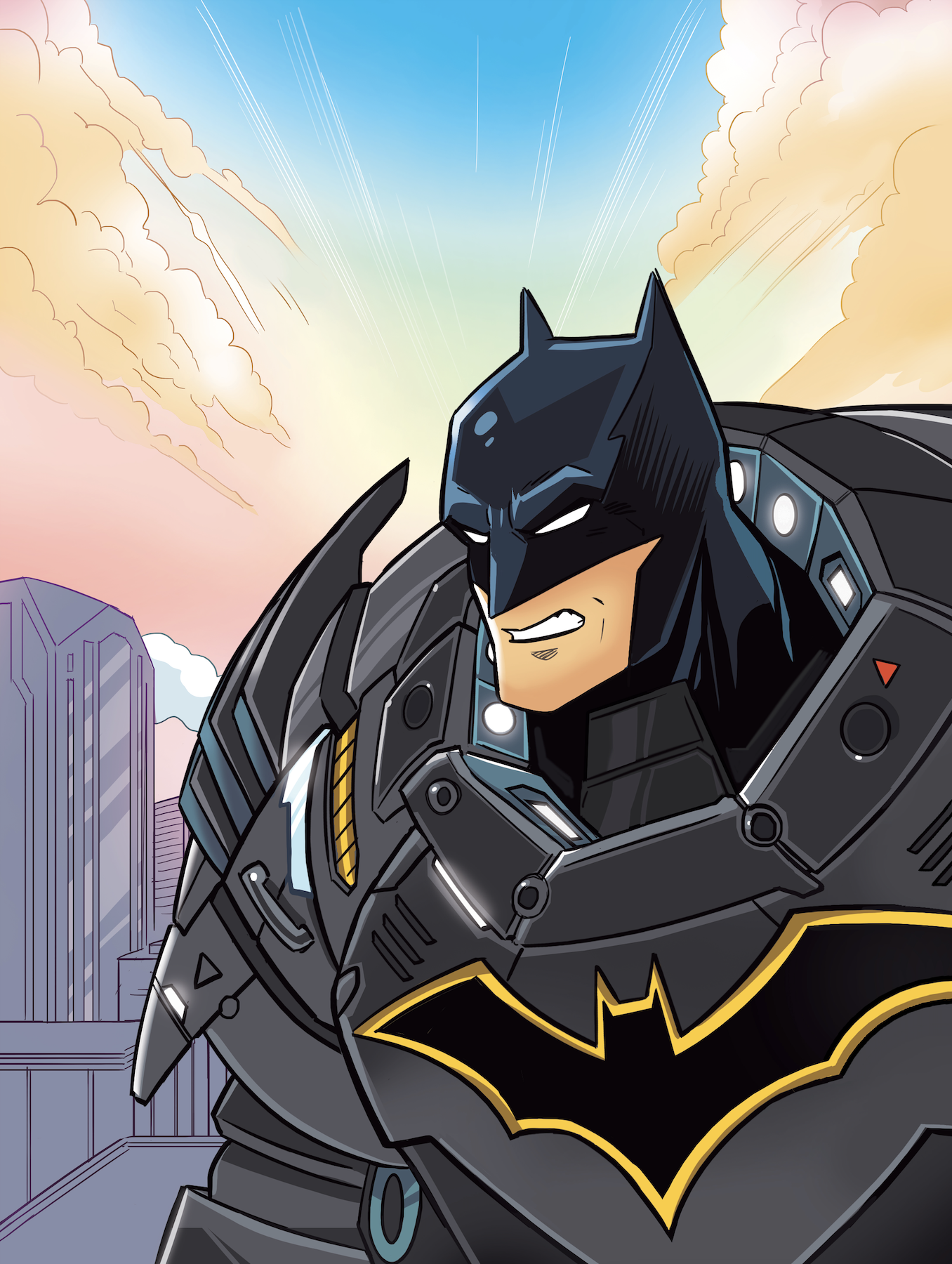 Tech Crash – DC METAL FORCE #1 – Anthony Conley Art