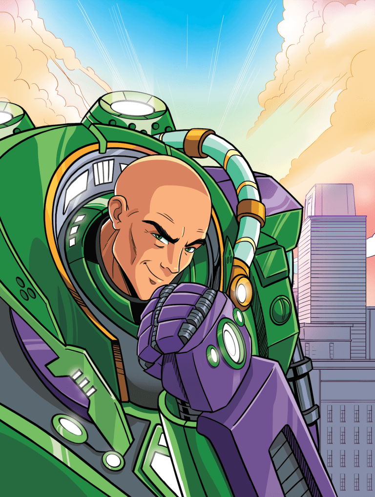 Tech Crash – DC METAL FORCE #1 – Anthony Conley Art
