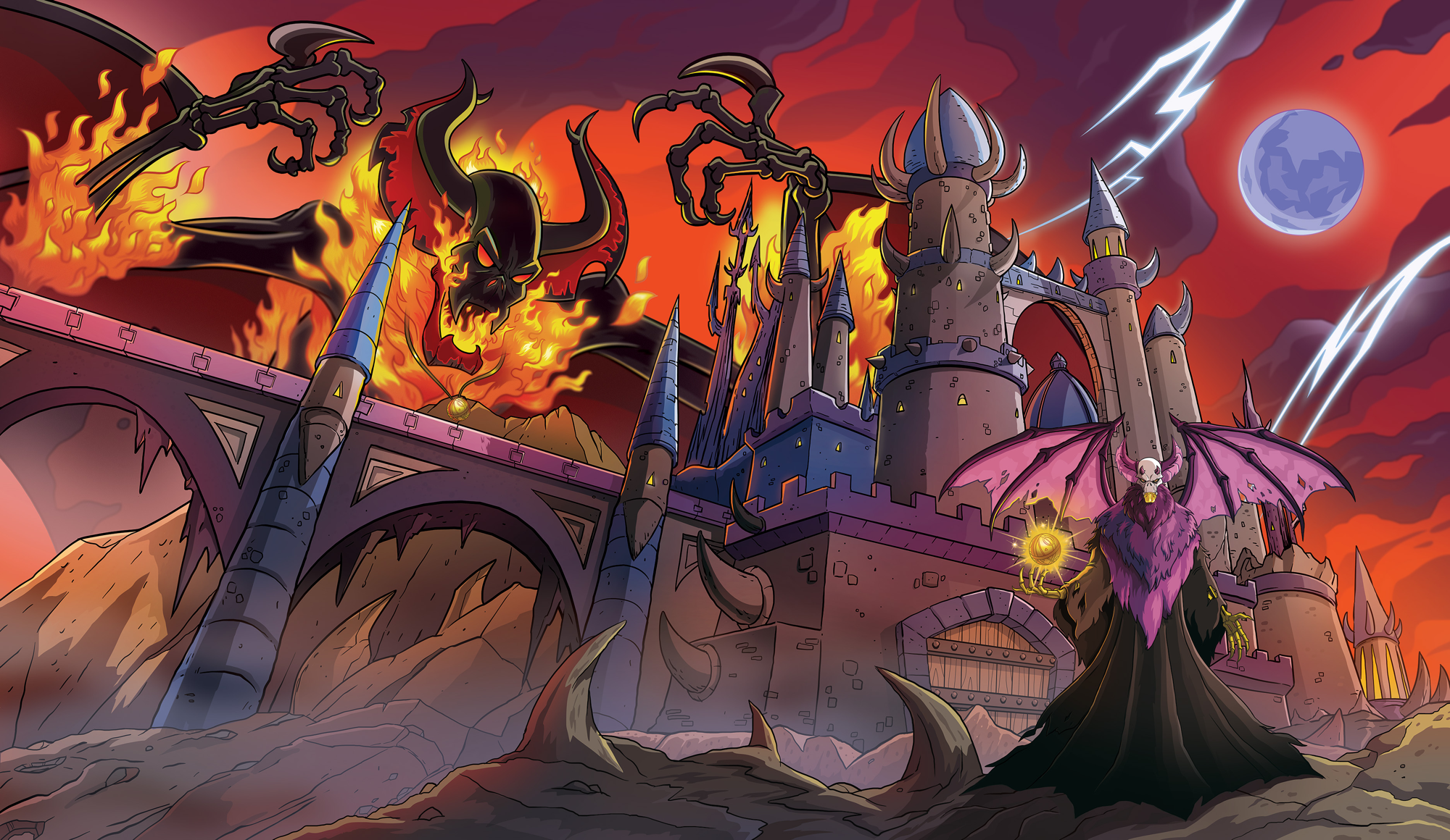 Neopets Battledome TCG playmat!! – Anthony Conley Art