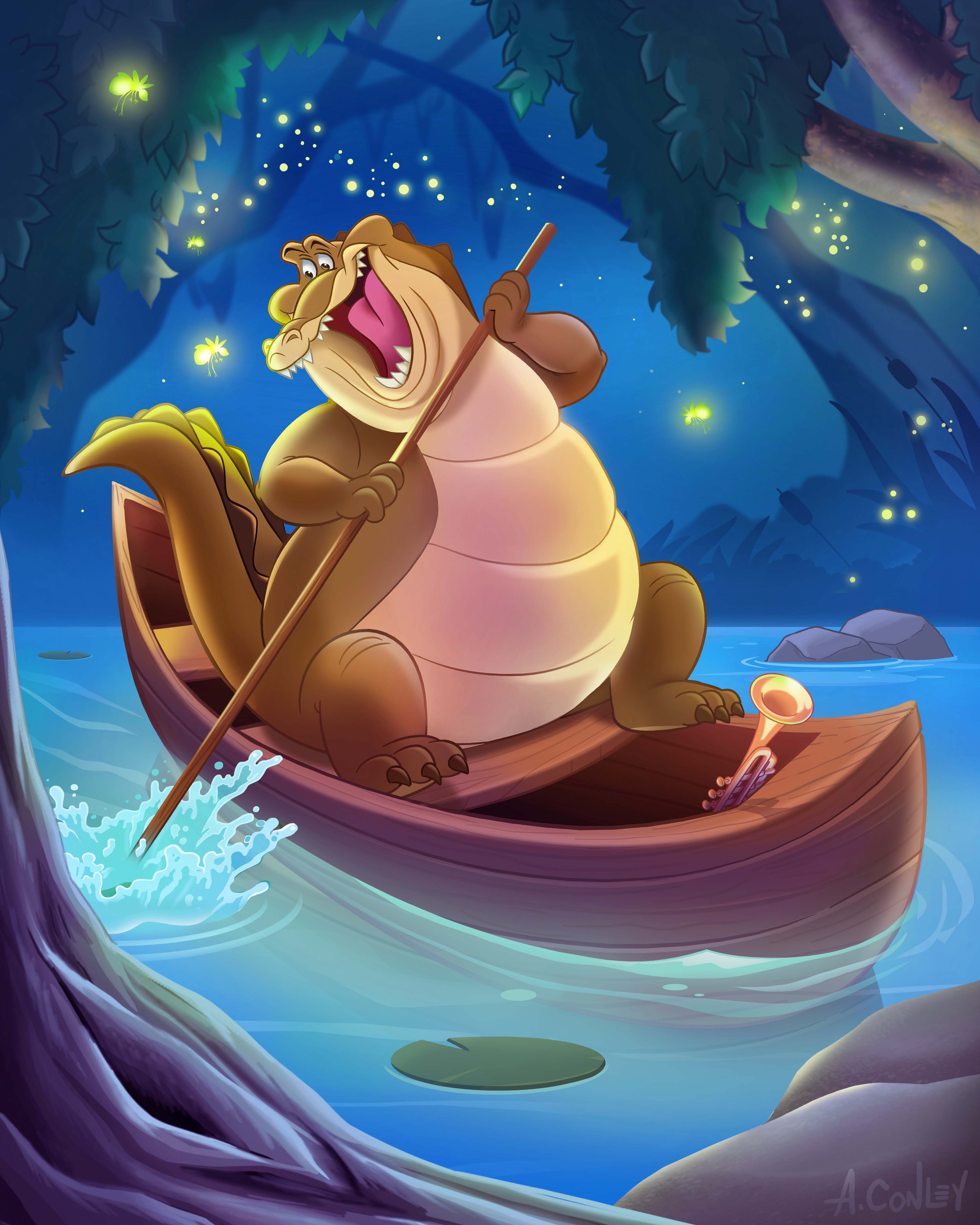 Louis and the Fireflies – Anthony Conley Art