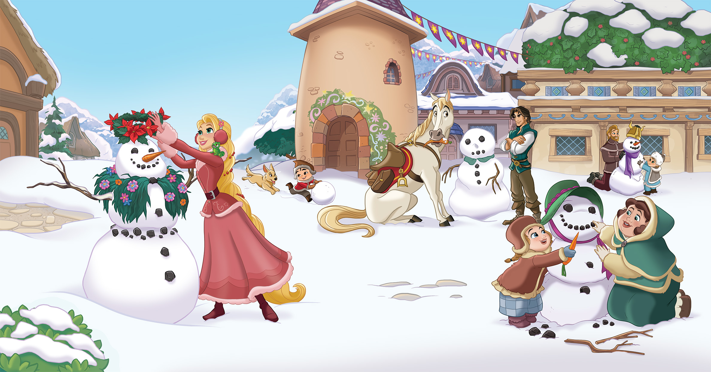 DISNEY PRINCESS / A WONDERFUL WINTER! – Anthony Conley Art